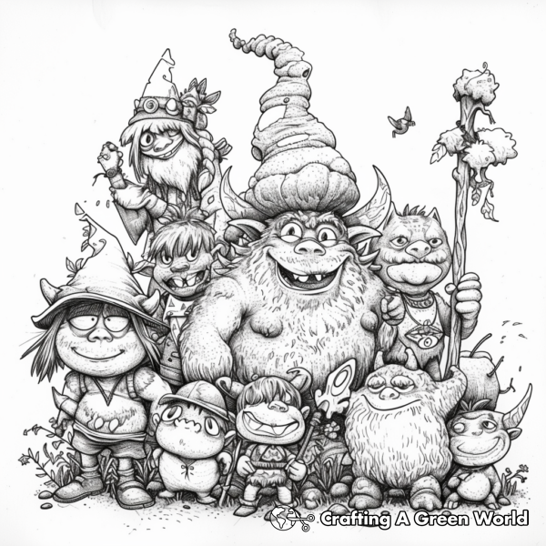 Grayscale Coloring Pages - Free & Printable!