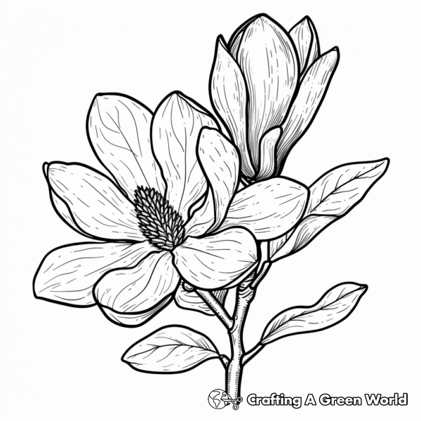 Spring Flowers Coloring Pages - Free & Printable!