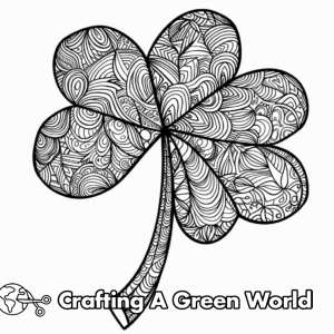 Shamrock Coloring Pages - Free & Printable!