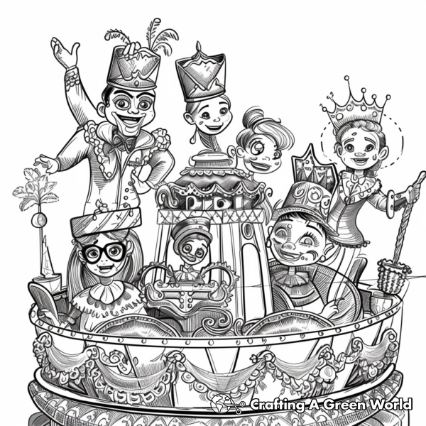 Mardi Gras Coloring Pages - Free & Printable!