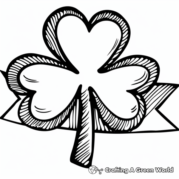 Shamrock Coloring Pages - Free & Printable!