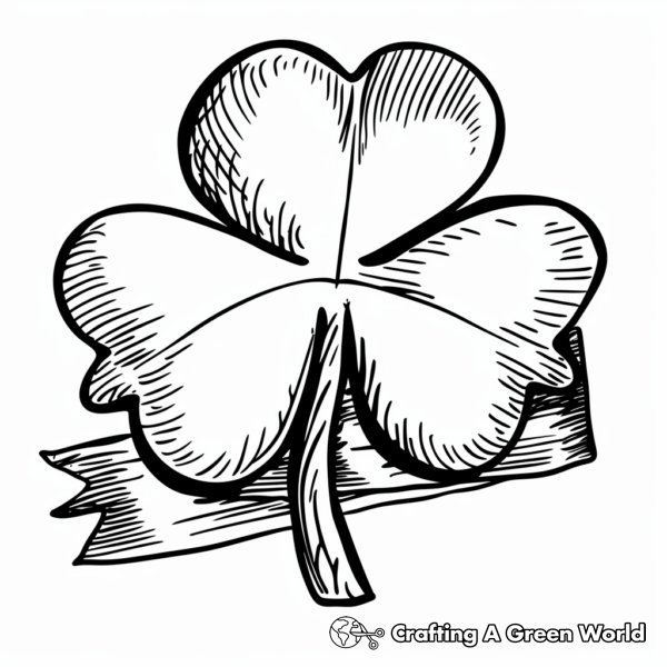 Shamrock Coloring Pages - Free & Printable!