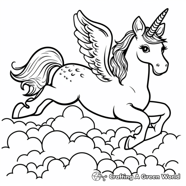 Magical Unicorn Coloring Pages - Free & Printable!