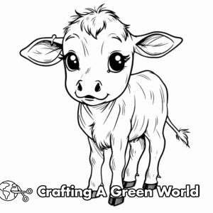 Calf Coloring Pages - Free & Printable!