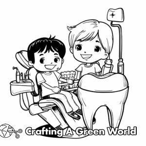 Dental Hygiene Coloring Pages - Free & Printable!