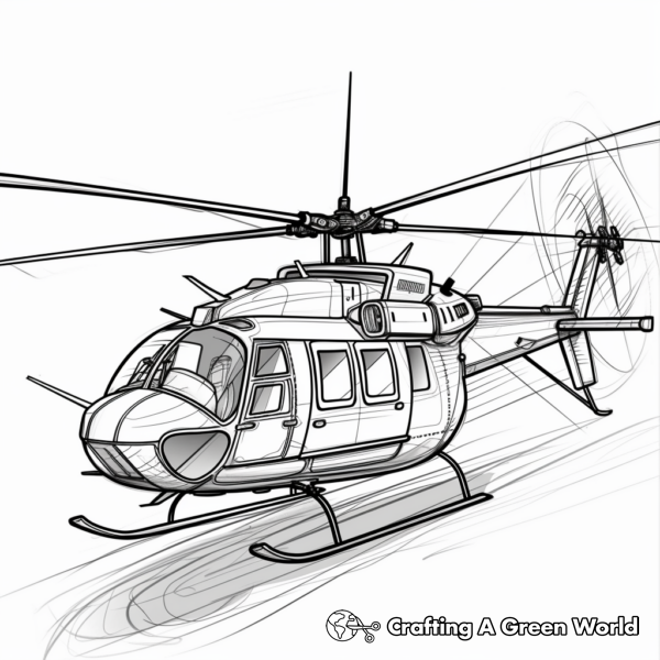 Helicopter Coloring Pages - Free & Printable!
