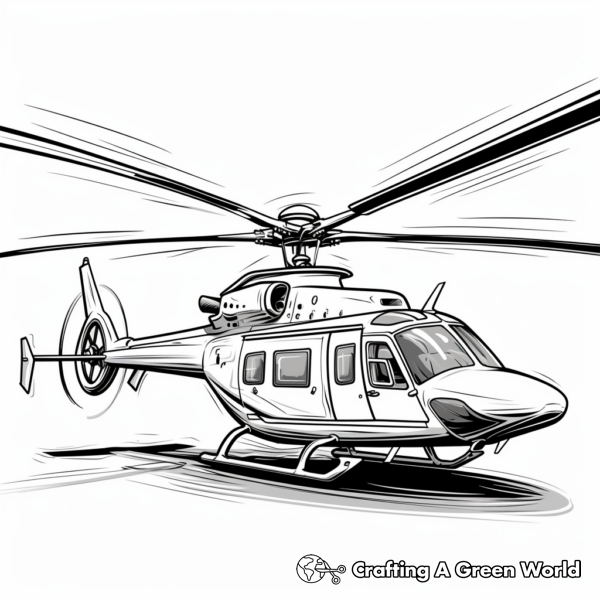 Helicopter Coloring Pages - Free & Printable!