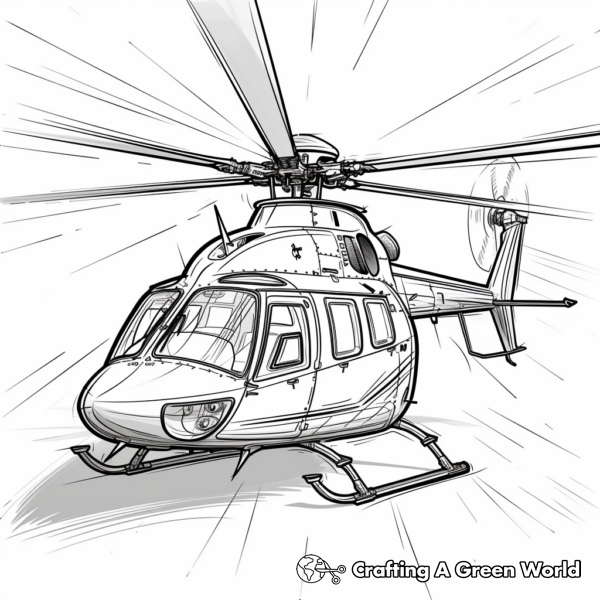 Helicopter Coloring Pages - Free & Printable!