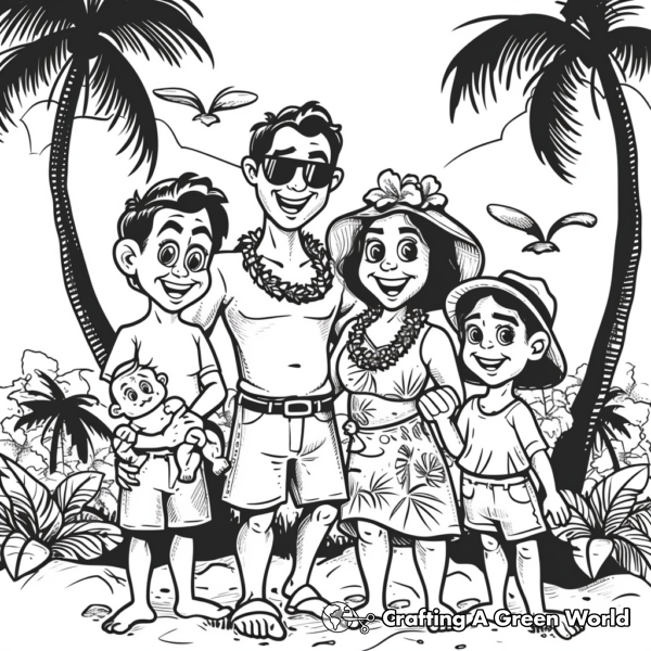 Hawaii Coloring Pages - Free & Printable!
