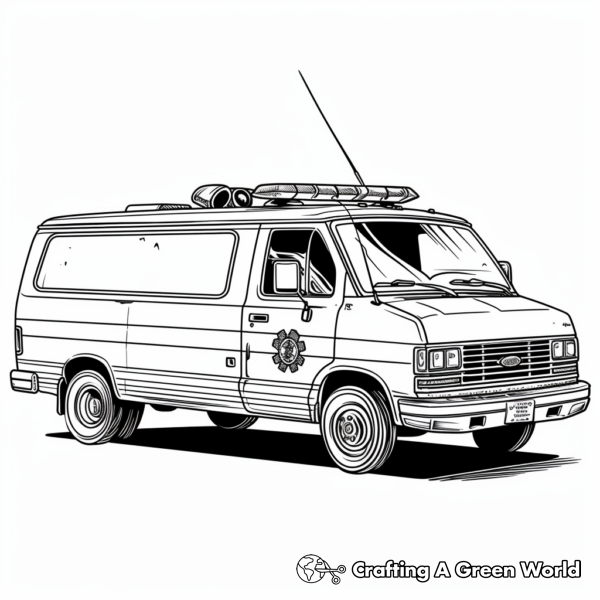 Van Coloring Pages - Free & Printable!
