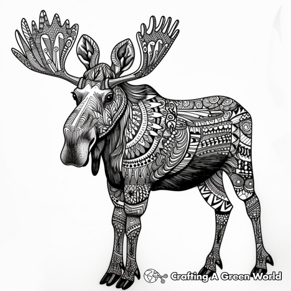 Moose Coloring Pages - Free & Printable!