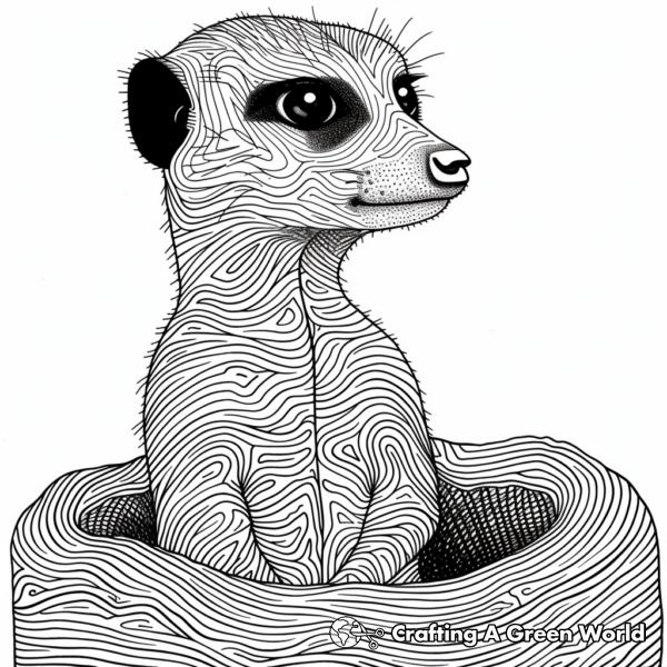 Meerkat Coloring Pages - Free & Printable!