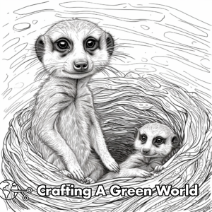 Meerkat Coloring Pages - Free & Printable!