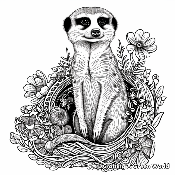 Meerkat Coloring Pages - Free & Printable!
