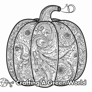 Pumpkin Coloring Pages - Free & Printable!