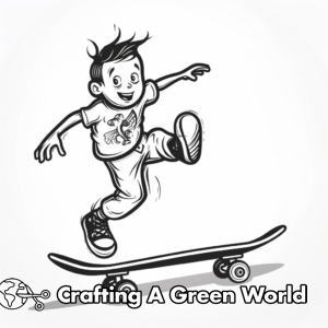 Skateboard Coloring Pages - Free & Printable!