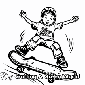 Skateboard Coloring Pages - Free & Printable!