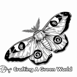 Moth Coloring Pages - Free & Printable!