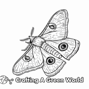 Moth Coloring Pages - Free & Printable!