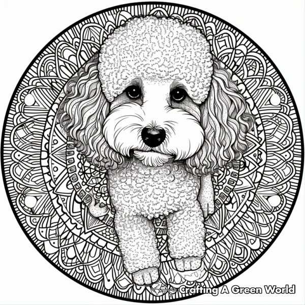 Dog Mandala Coloring Pages - Free & Printable!