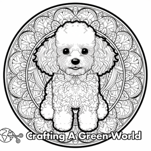 Dog Mandala Coloring Pages - Free & Printable!
