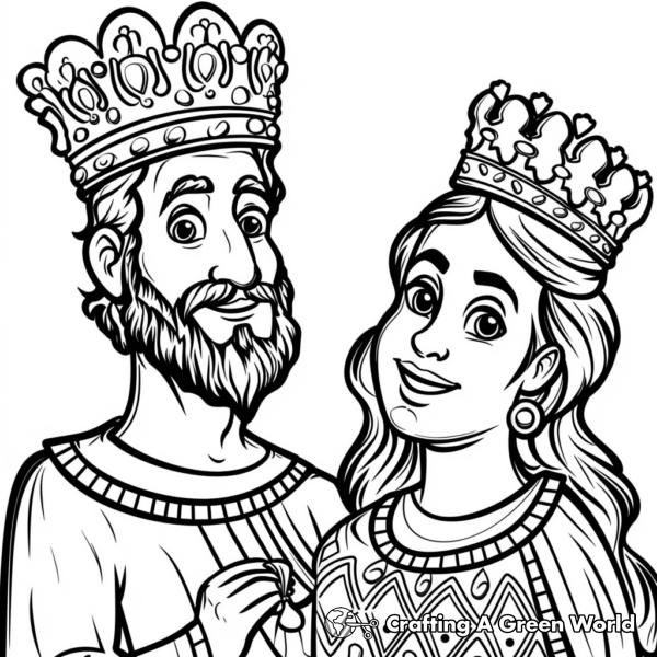 Purim Coloring Pages - Free & Printable!