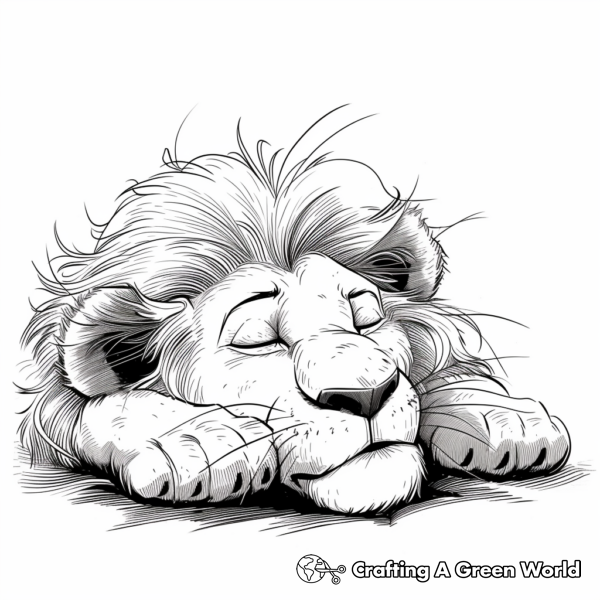 Baby Lion Coloring Pages - Free & Printable!