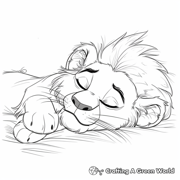 Baby Lion Coloring Pages - Free & Printable!