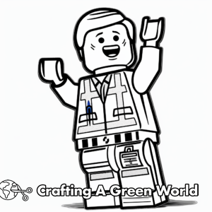 Lego Figure Coloring Pages - Free & Printable!