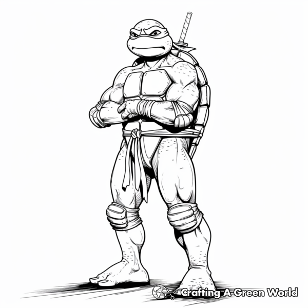 Ninja Turtles Coloring Pages - Free & Printable!