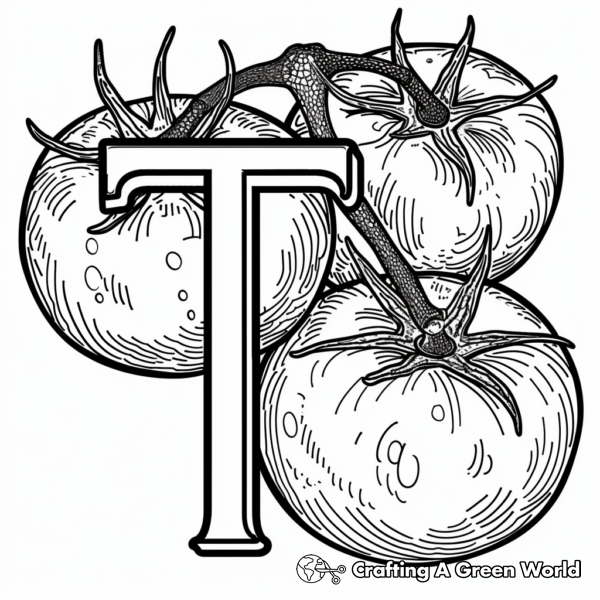 Letter T Coloring Pages - Free & Printable!