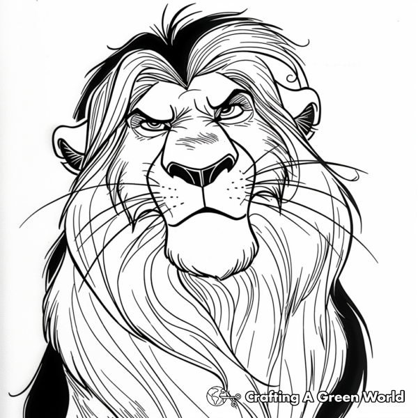 Lion Coloring Pages For Adults - Free & Printable!
