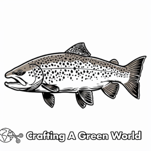 Trout Coloring Pages - Free & Printable!