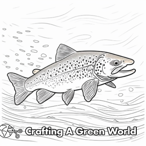 Trout Coloring Pages - Free & Printable!