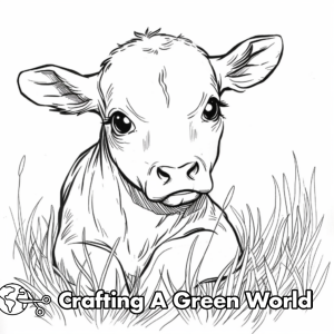 Calf Coloring Pages - Free & Printable!