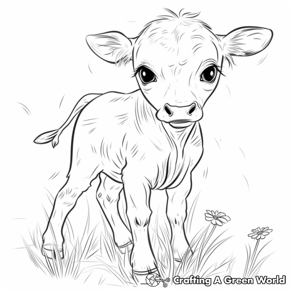 Calf Coloring Pages - Free & Printable!