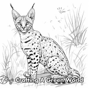Wild Cat Coloring Pages - Free & Printable!