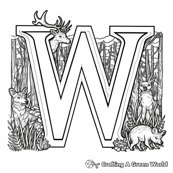 Letter W Coloring Pages - Free & Printable!