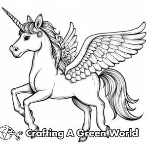 Magical Unicorn Coloring Pages - Free & Printable!
