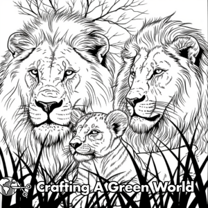 Lion Coloring Pages For Adults - Free & Printable!