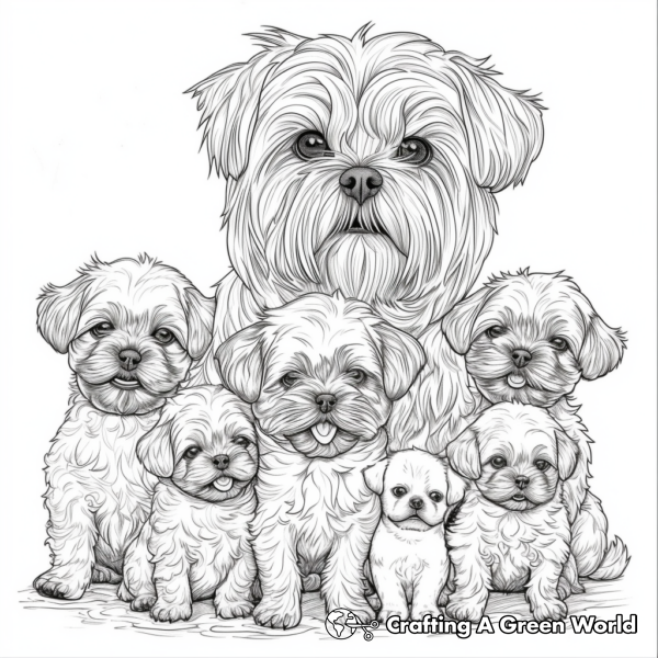 Maltese Coloring Pages - Free & Printable!