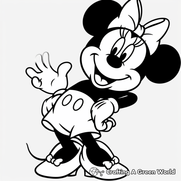Minnie Mouse Coloring Pages - Free & Printable!
