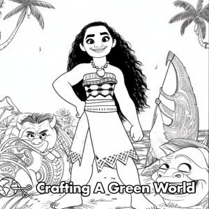 Moana Coloring Pages - Free & Printable!