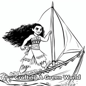 Moana Coloring Pages - Free & Printable!