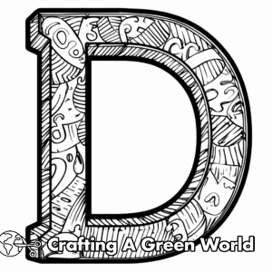 Letter D Coloring Pages - Free & Printable!
