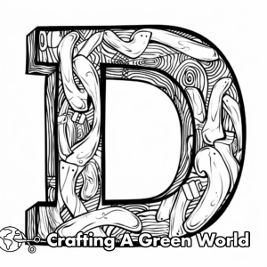 Letter D Coloring Pages - Free & Printable!