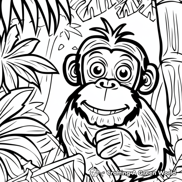 Monkey Coloring Pages - Free & Printable!