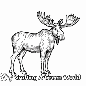 Moose Coloring Pages - Free & Printable!