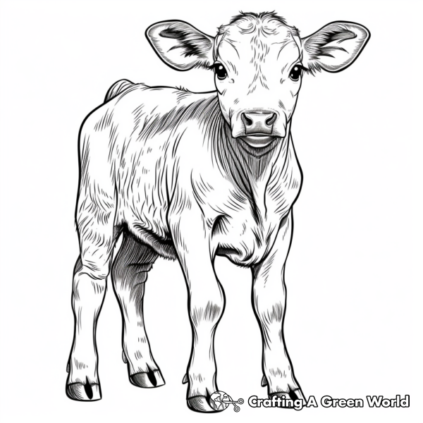 Calf Coloring Pages - Free & Printable!