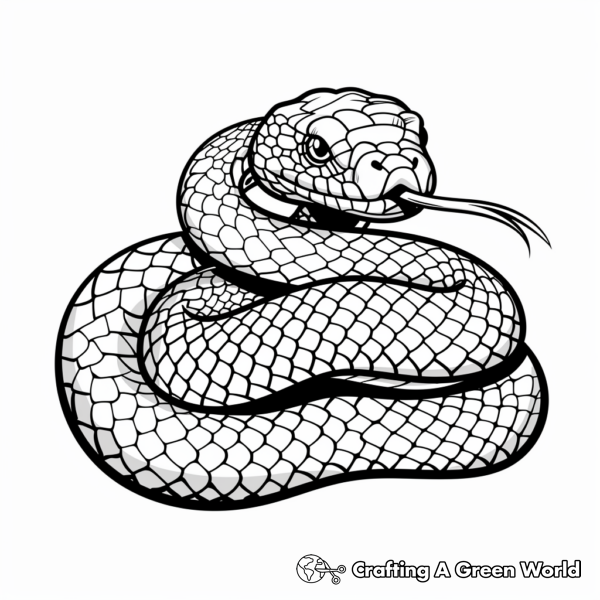 Scary Snake Coloring Pages - Free & Printable!